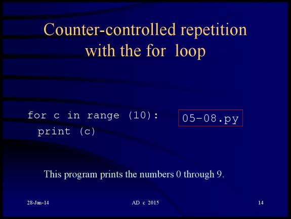 Python 3 Repetition And String Formatting By Anne Dawson PhD